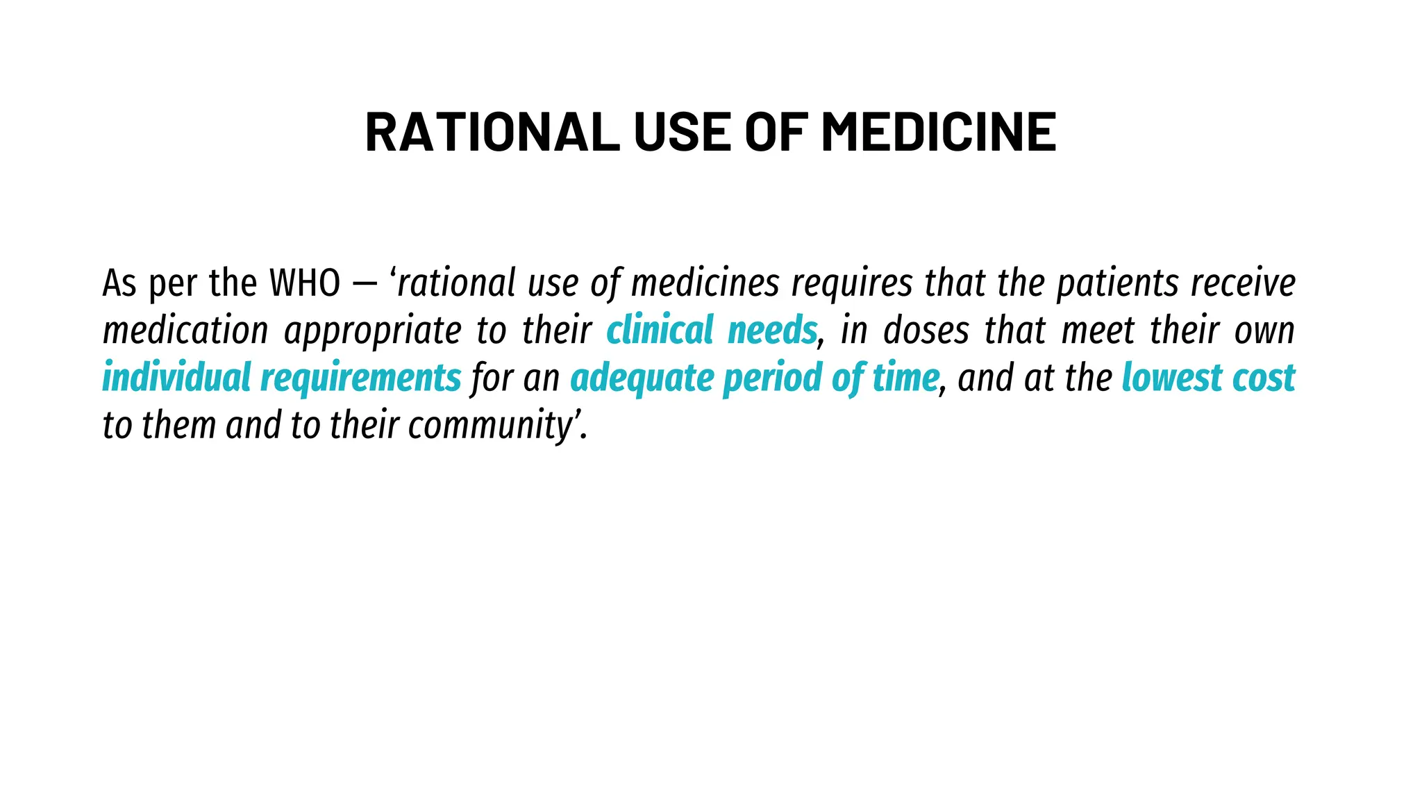 Rational Use of Medicine_Evidence Based Medicine_Therapeutic Drug ...