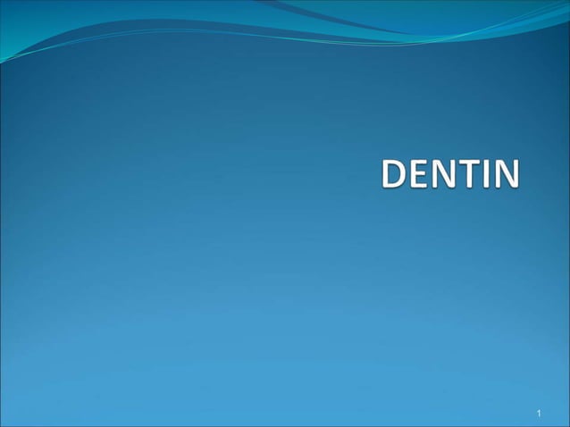4.DENTIN.ppt dental histology 1st year Bds | PPT