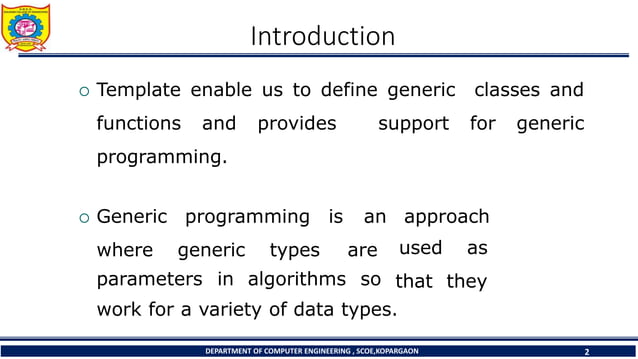 4.1 Function Templates,Overlaoding Function Templates.pptx
