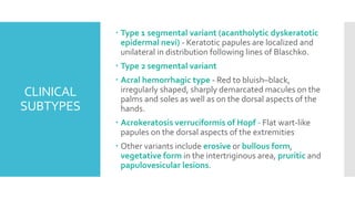 Darier's Disease | PPTX