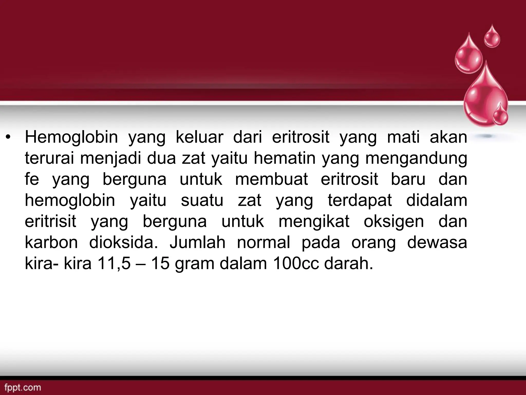 Anatomi Fisiologi sel darah manusia (sel darah Merah) | PDF