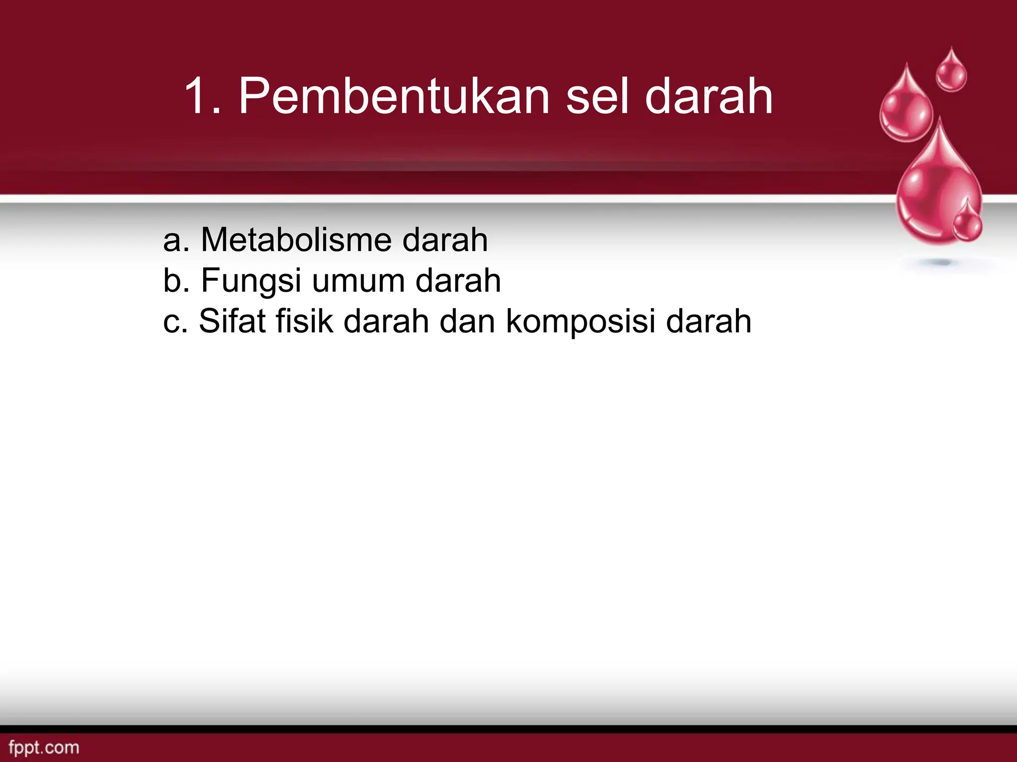 Anatomi Fisiologi sel darah manusia (sel darah Merah) | PDF