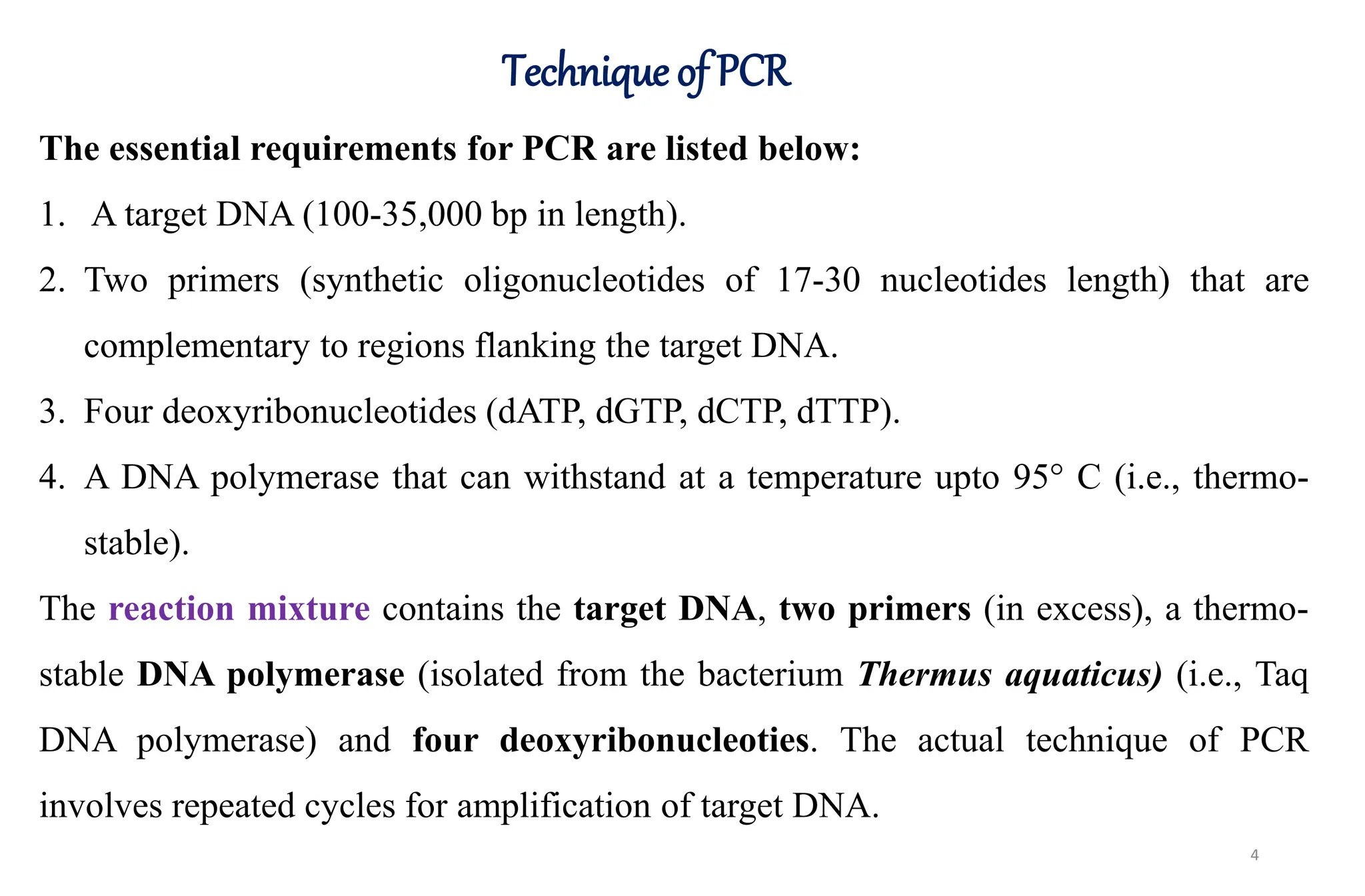 4. Brief introduction to Polymerase Chain Reaction.pptx