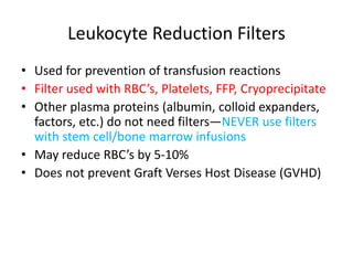 4. Blood and blood product transfusion and complications.pptx | Blood ...