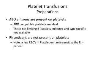 4. Blood and blood product transfusion and complications.pptx | Blood ...