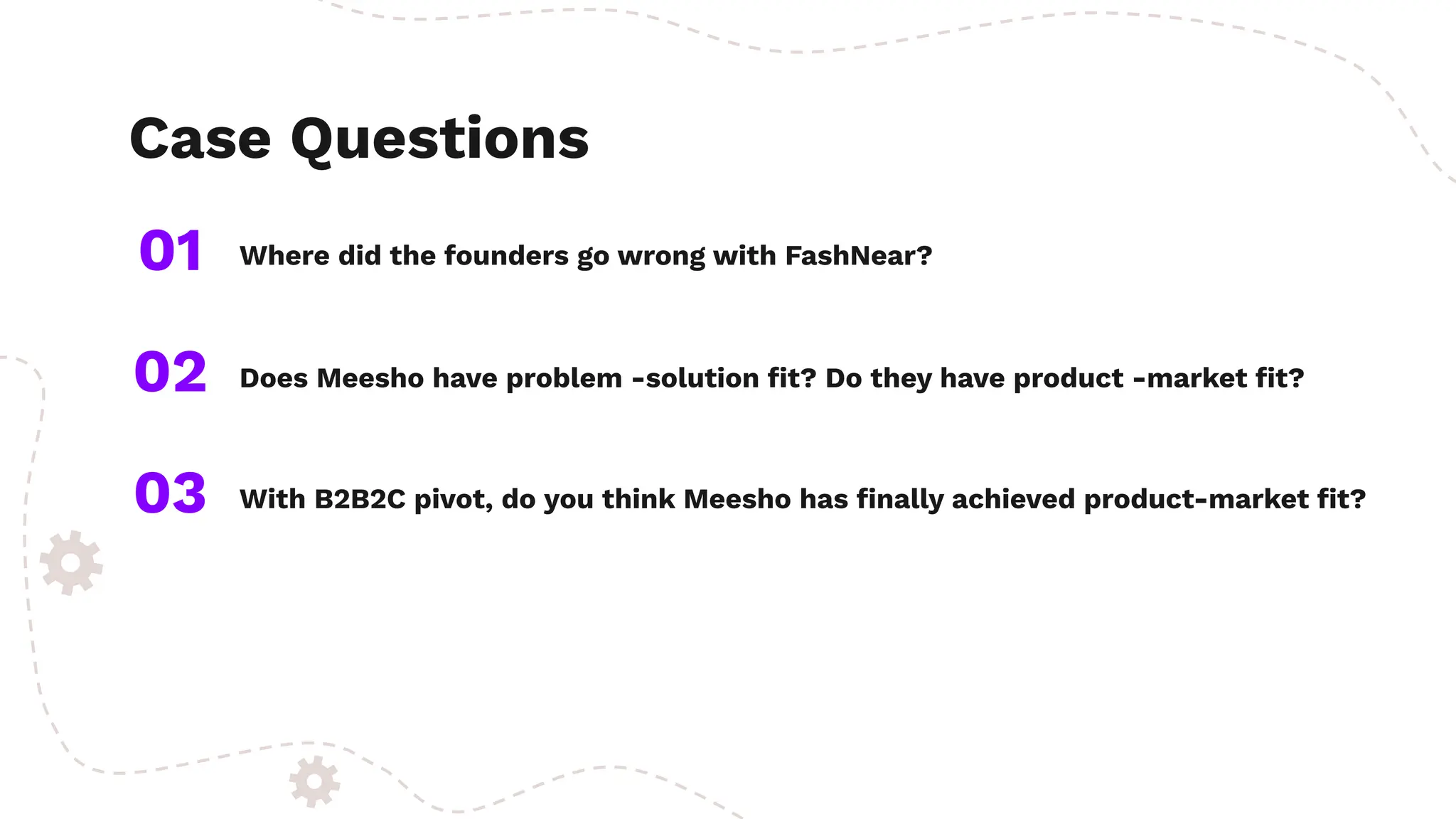 Meesho - Case Study | Fash Near Failure | Pivoting | PDF