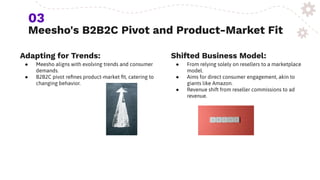 Meesho - Case Study | Fash Near Failure | Pivoting | PDF