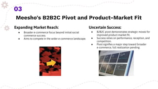 Meesho - Case Study | Fash Near Failure | Pivoting | PDF