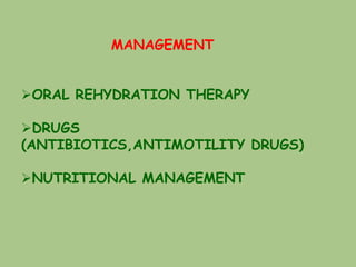 4. acute diarrhoeal disease.pptx for bsc | PPT