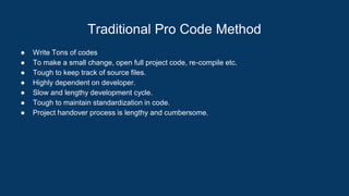 ANIn Mumbai April 2023 | Low code framework - Tripurari yadav & vipul parekh | PPT