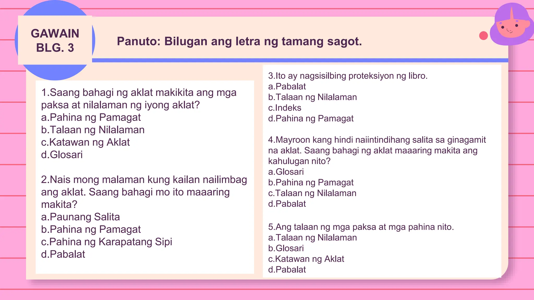 4. BA-FILIPINO4-BAHAGI NG AKLAT-ANGKOP NA PAMAGAT-TR.STEPH.pptx