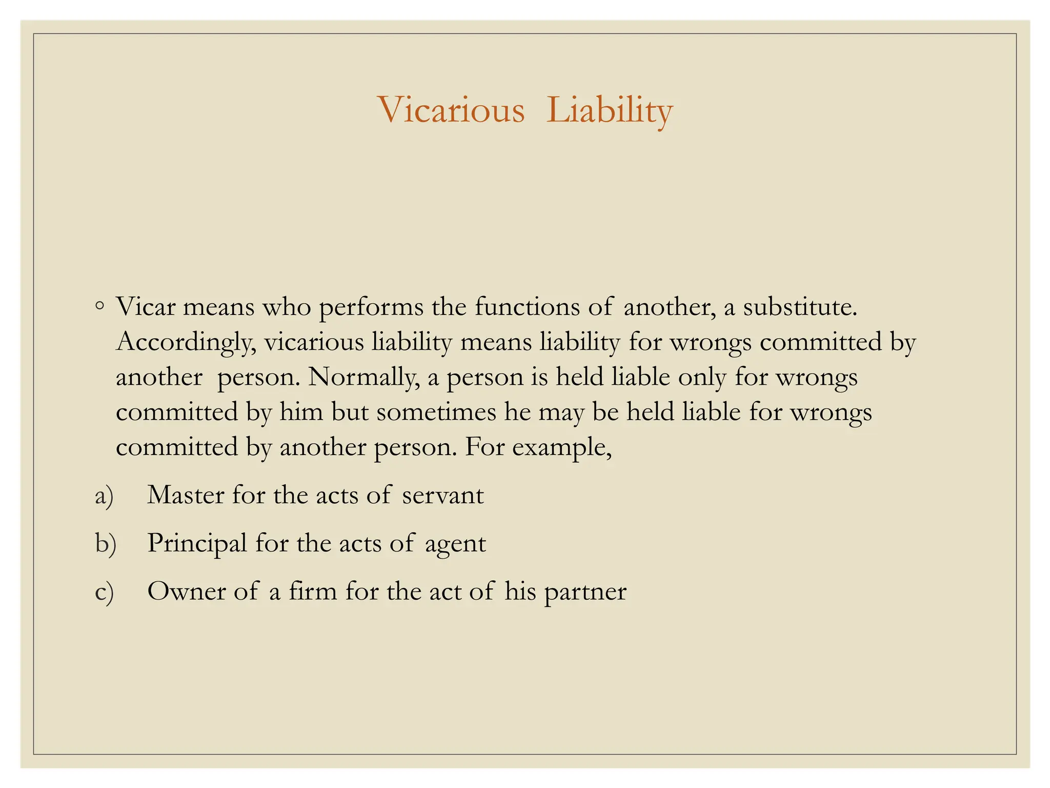 Lecture 4. Lecture on Vicarious Liability.pptx