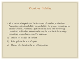 Lecture 4. Lecture on Vicarious Liability.pptx