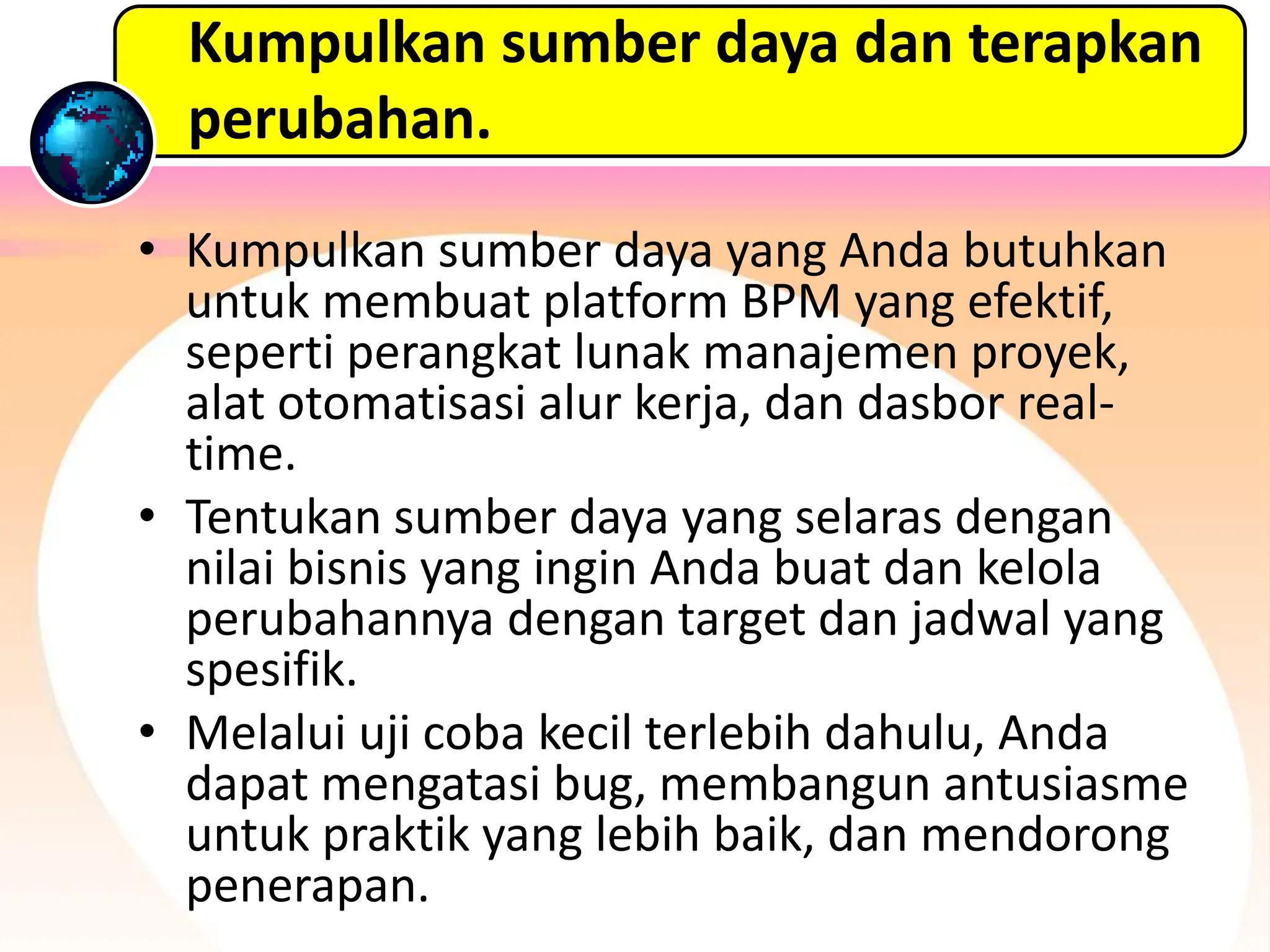 Strategi Perbaikan Proses Bisnis + Business Process Reengineering (BPR) _Pelatihan "Business ...