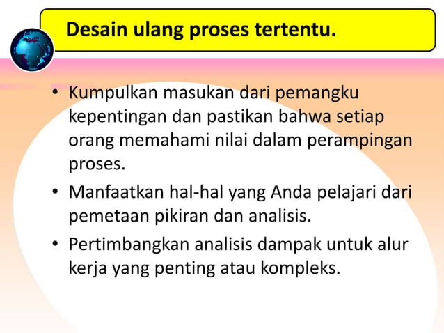 Strategi Perbaikan Proses Bisnis + Business Process Reengineering (BPR ...