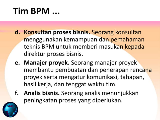 Strategi Perbaikan Proses Bisnis + Business Process Reengineering (BPR) _Pelatihan "Business ...