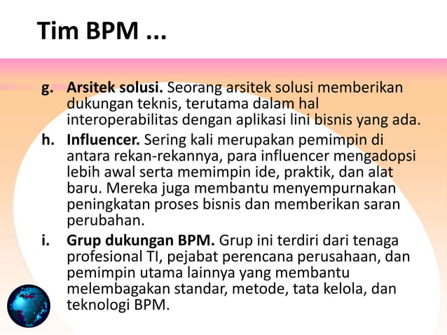 Strategi Perbaikan Proses Bisnis + Business Process Reengineering (BPR) _Pelatihan "Business ...
