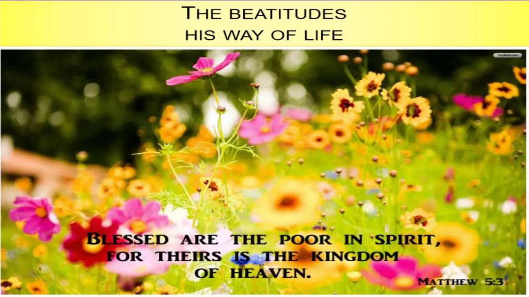 4. The Beatitudes/Sermon on the mount.pptx