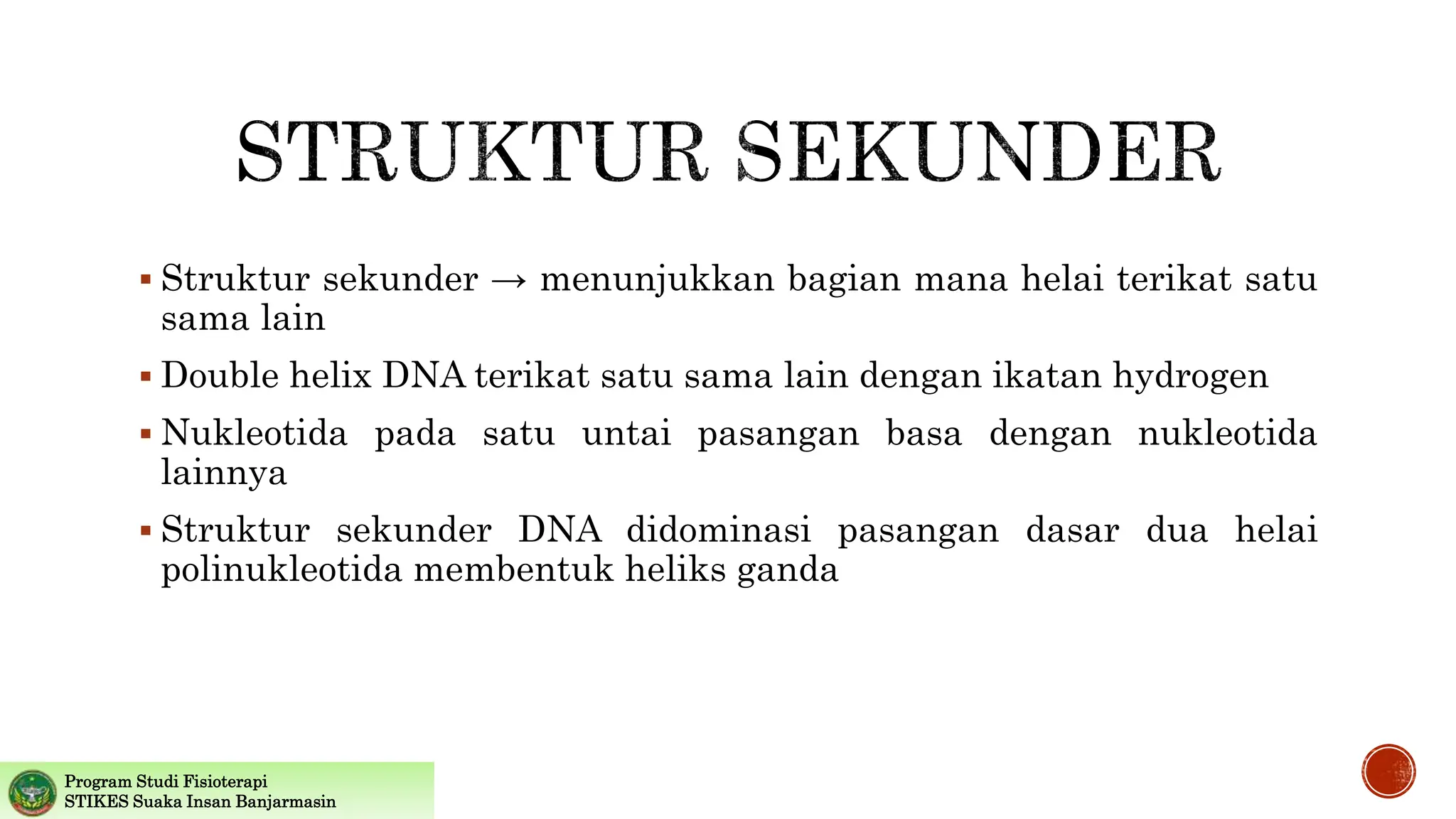 MATERI BIOLOGI MOLEKULER - ASAM NUKLEAT.pptx