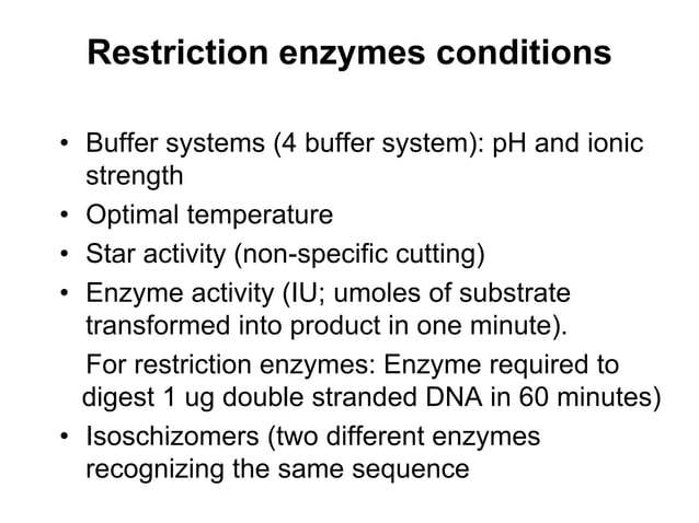 4. 618 Restriction Enzymes and Vectors.ppt