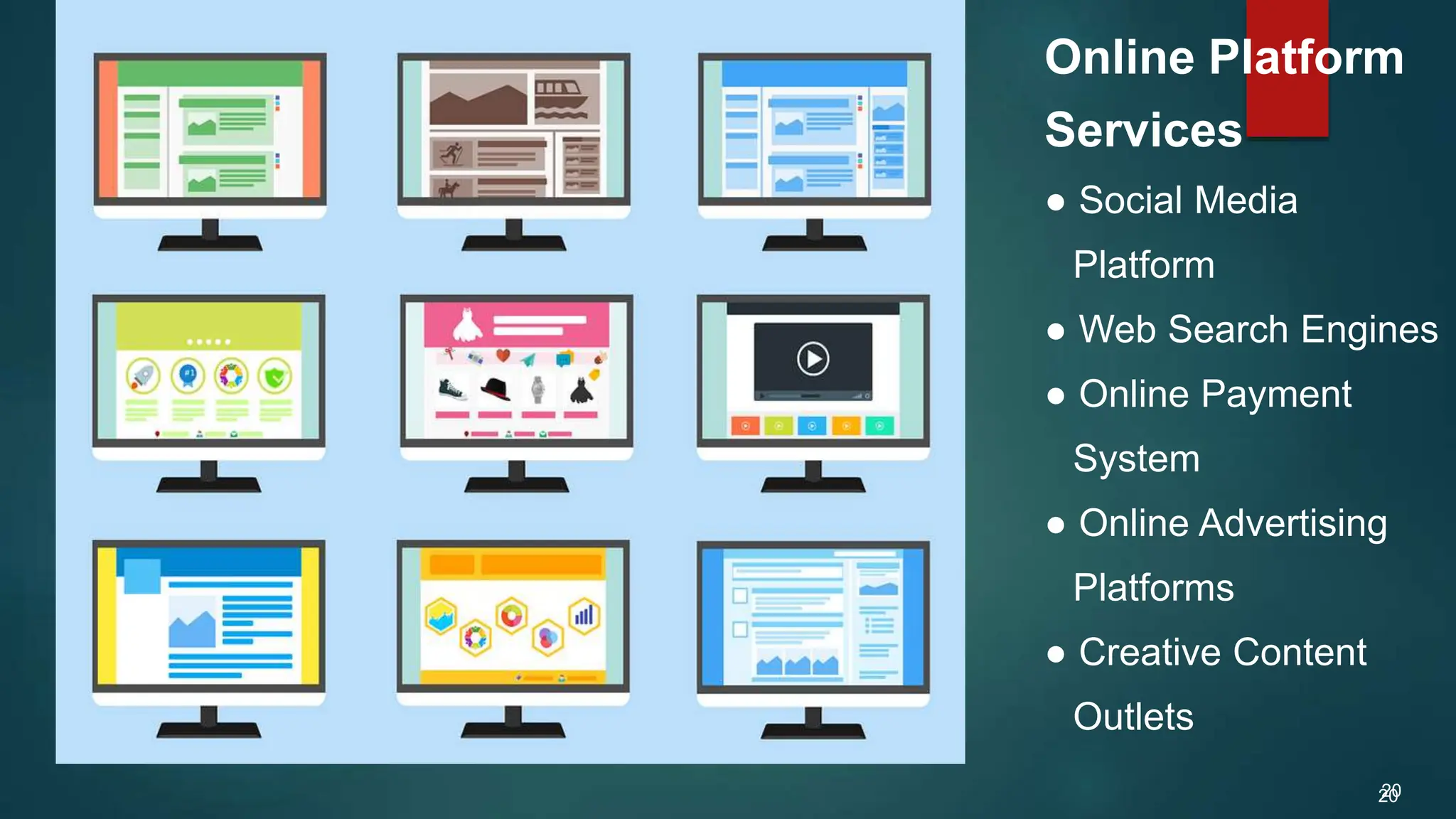 Uses of internet, Online systems and platforms .pptx