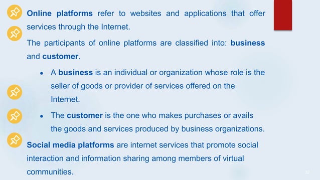 Uses of internet, Online systems and platforms .pptx | Internet for Beginners | Internet