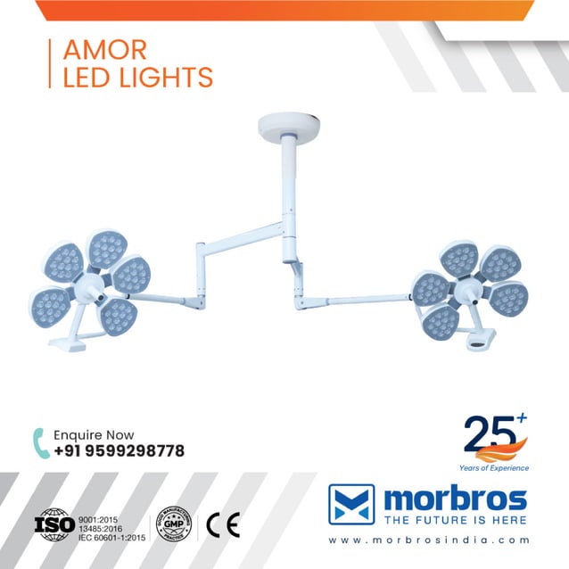 Surgical LEDs: Memory, endo mode, sterilizable handle, and optional ...