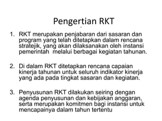 TEHNIK PENYUSUNAN RENCANA KINERJA TAHUNAN DAN PENETAPAN KINERJA | PPTX