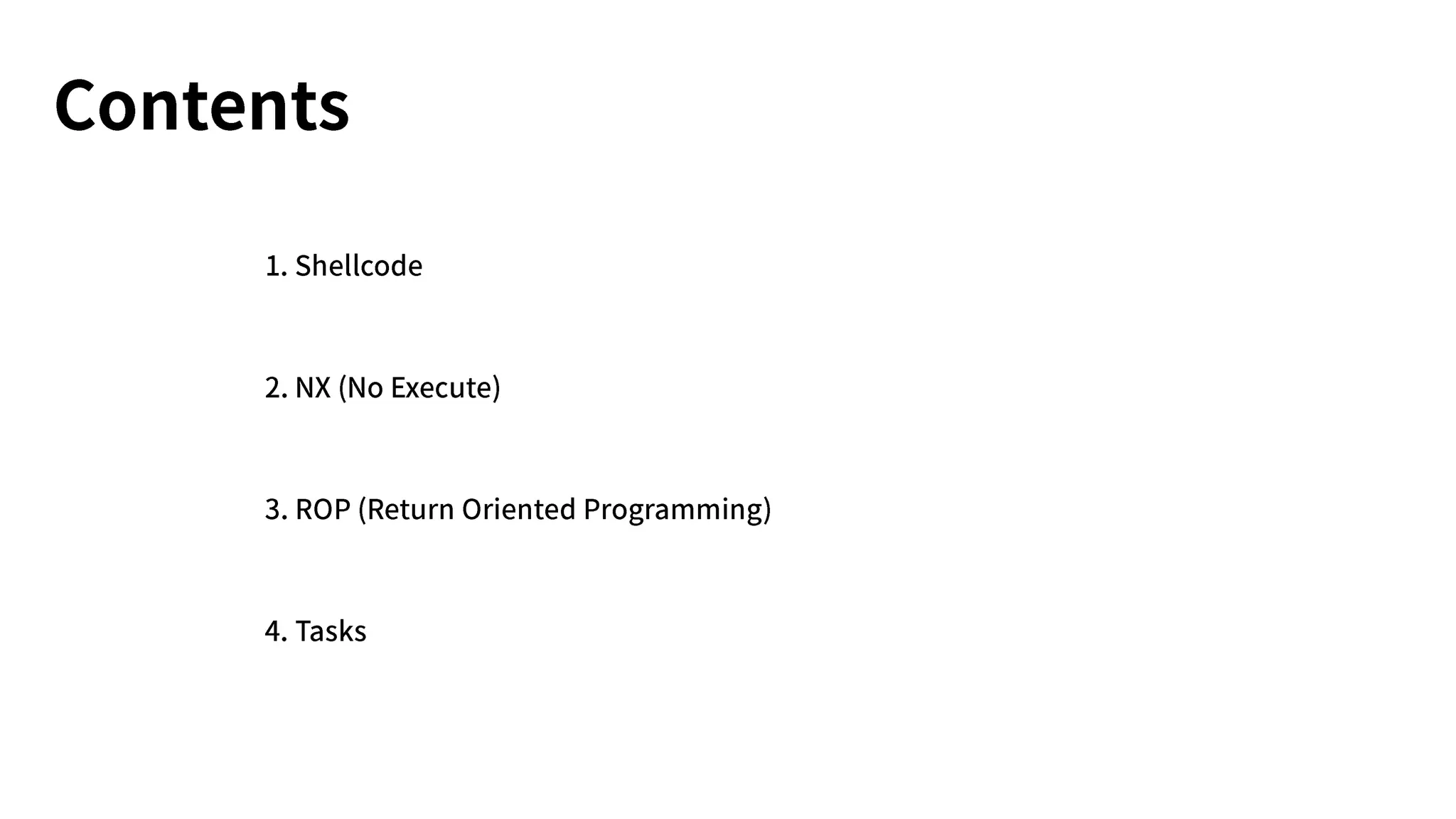 CAUtion pwnable study 4. Stack mitigations and basic ROP.pptx