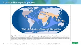 Thalassemia and hemoglobinopathy research | PPTX
