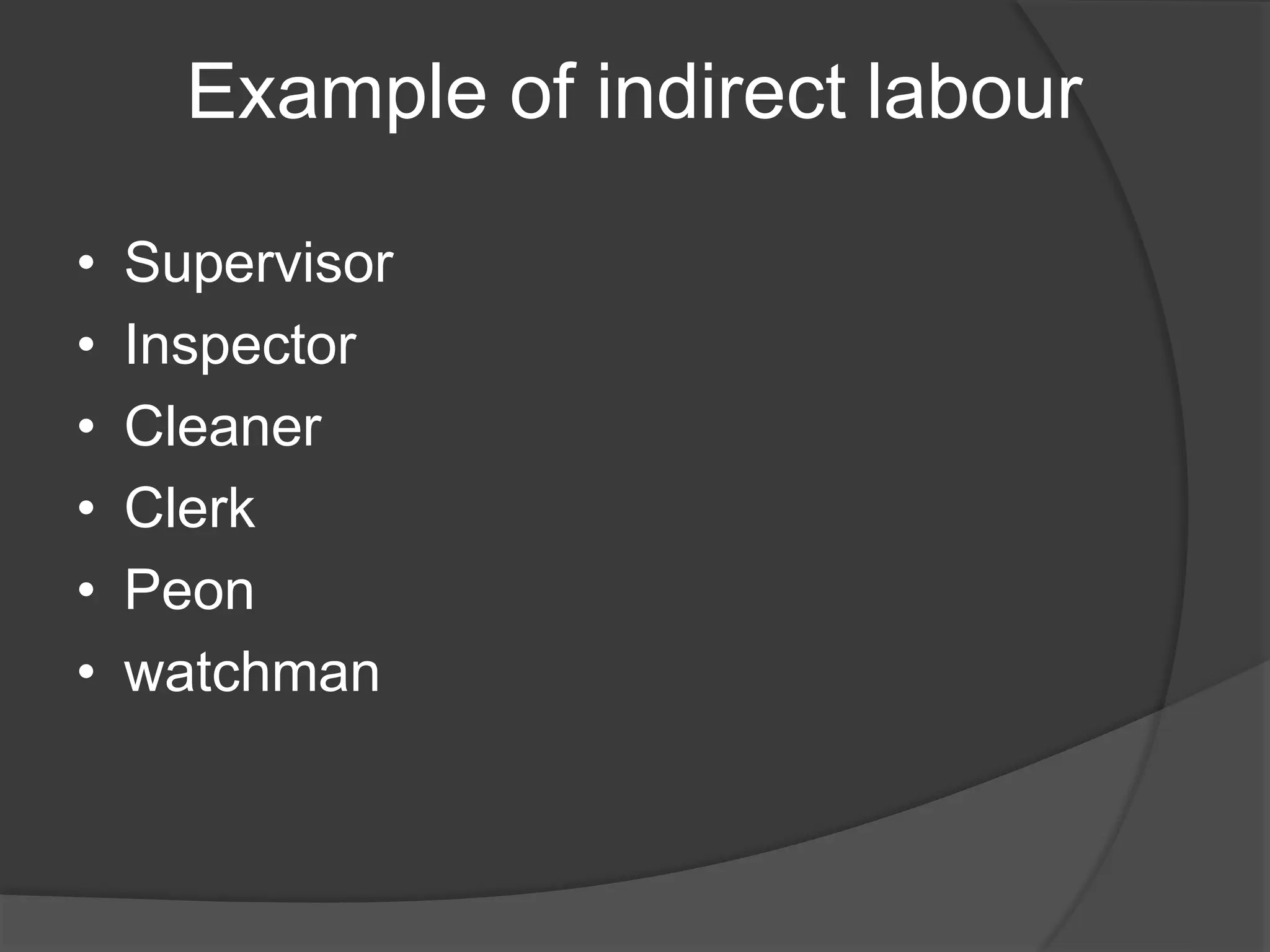 Labour cost. cost and management accounting | PPTX