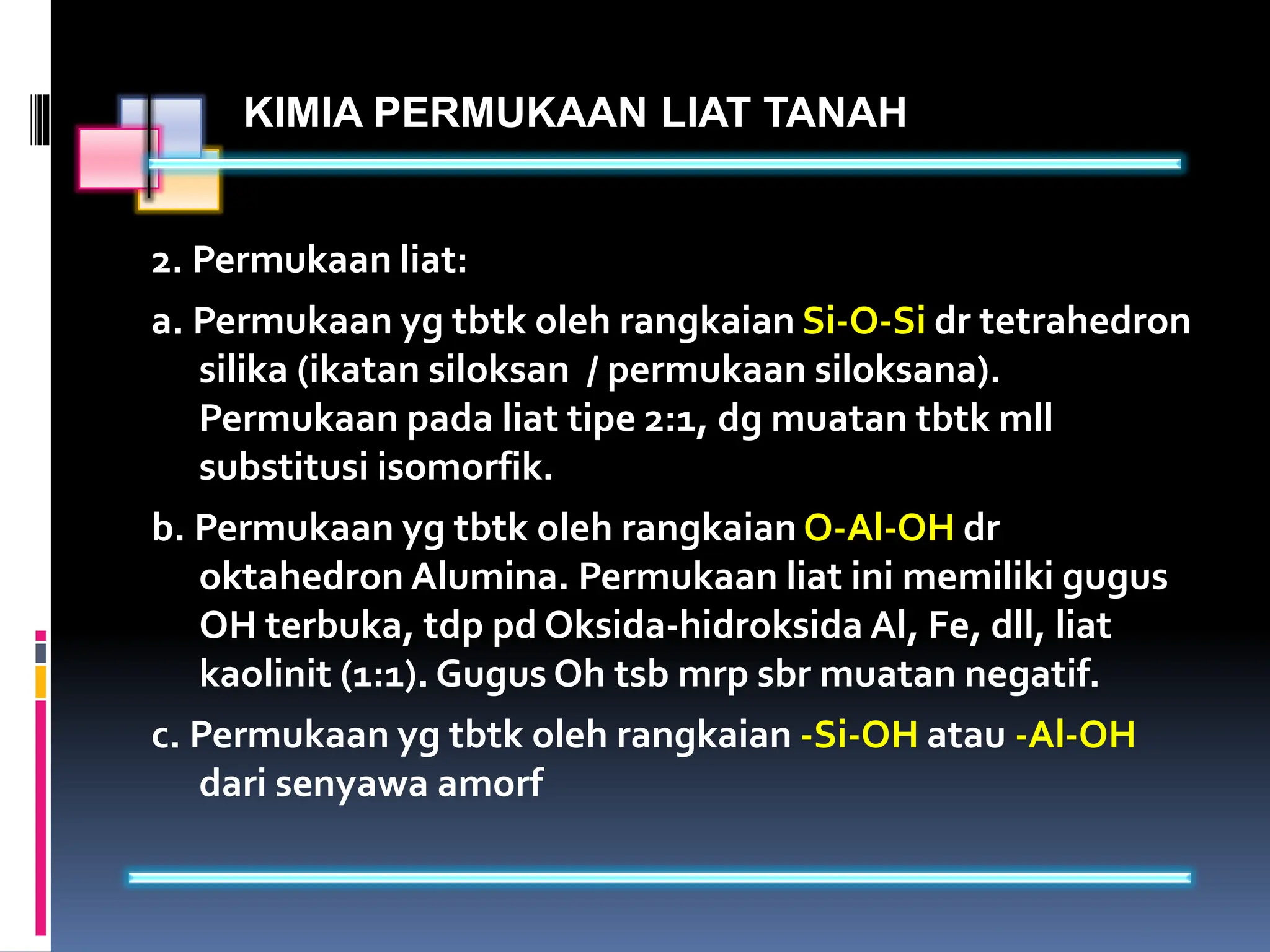 Koloid dan Kesuburan Tanah pada kuliah MIP | PPTX