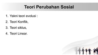 Tugas Kuliah Matkul Perubahan Sosial PMI | PPTX