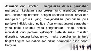 Tugas Kuliah Matkul Perubahan Sosial PMI | PPT