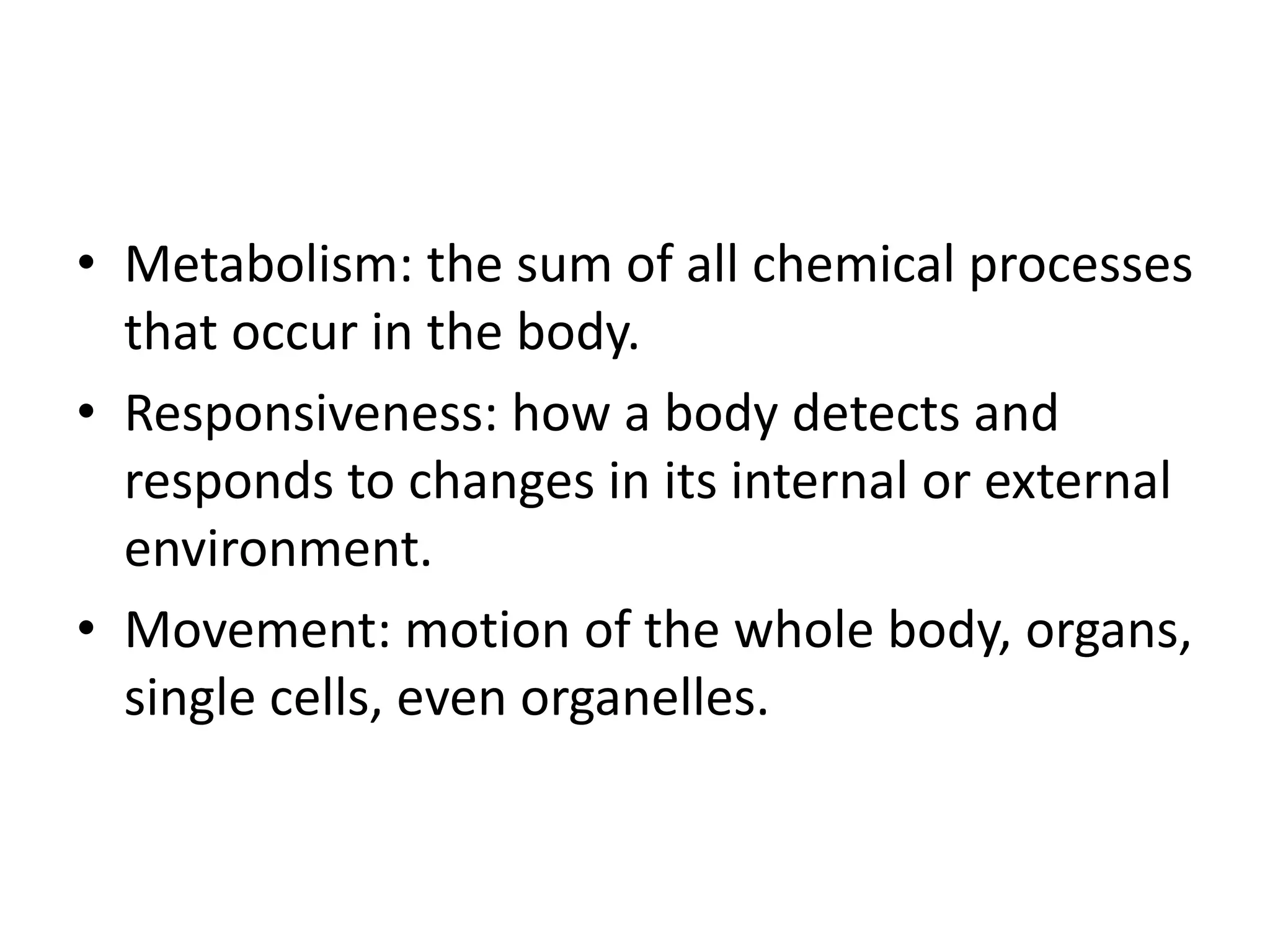 Basic Life Process. HOMEOSTASIS,Feedback Systems, Metabolism ...