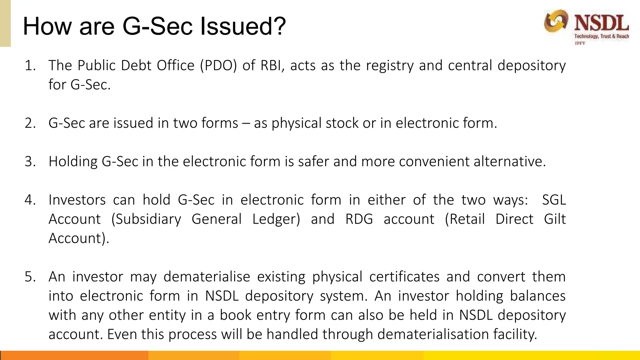 4. Investment in Government Securities - Why and How for Retail ...