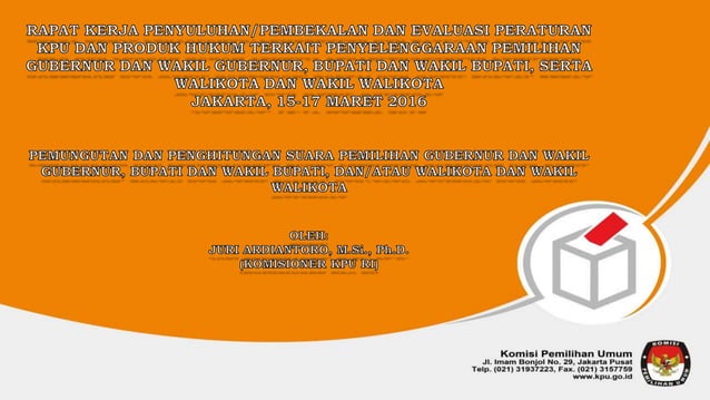 4.2 POWER POINT PEMUNGUTAN DAN PENGHITUNGAN SUARA.ppt