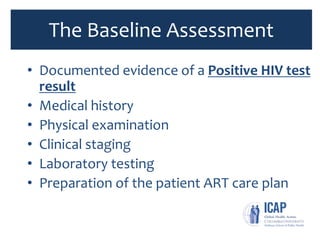 4. Baseline Assessment & WHO staging ICAPRev.pptx
