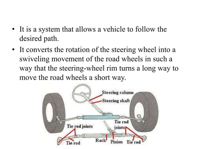 4. STEERING SYSTEM in automobile engineering | PPTX