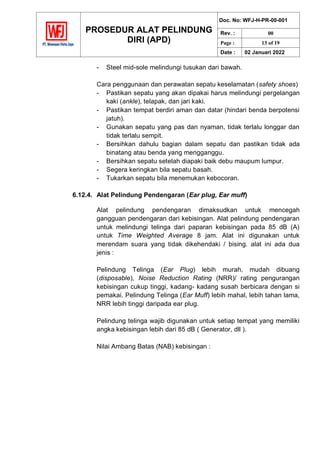 4.8.1 WFJ-H-PR-00-001 Prosedur Alat Pelindung Diri.pdf