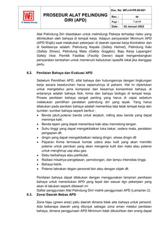 4.8.1 WFJ-H-PR-00-001 Prosedur Alat Pelindung Diri.pdf