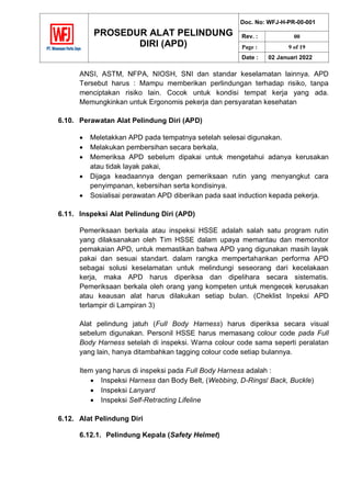 4.8.1 WFJ-H-PR-00-001 Prosedur Alat Pelindung Diri.pdf