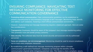 Ensuring Compliance: Navigating Text Message Monitoring for Effective ...