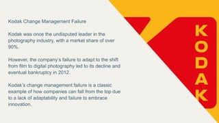 Change Management in organisations outcomes | PPT