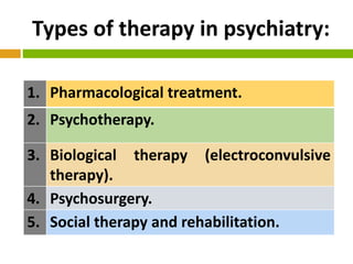 Rehabilitation of mental disorders and treatment | PPT