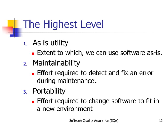 Software Quality Models Presentation.pptx | Computer Software and ...