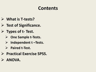 T-TEST in research methodology in management.pptx