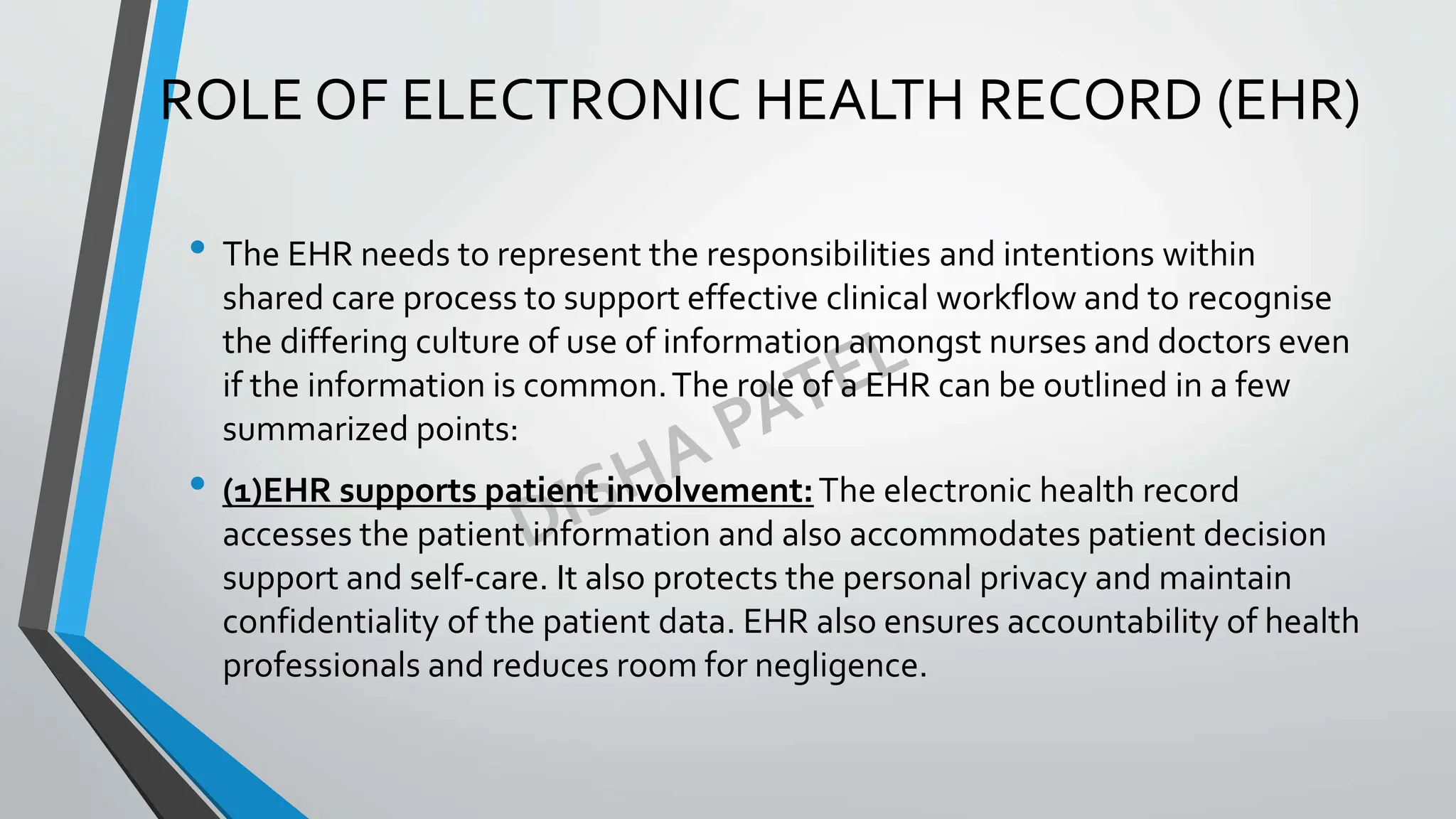 4.1 Shared care & Electronic Health Record | PPTX