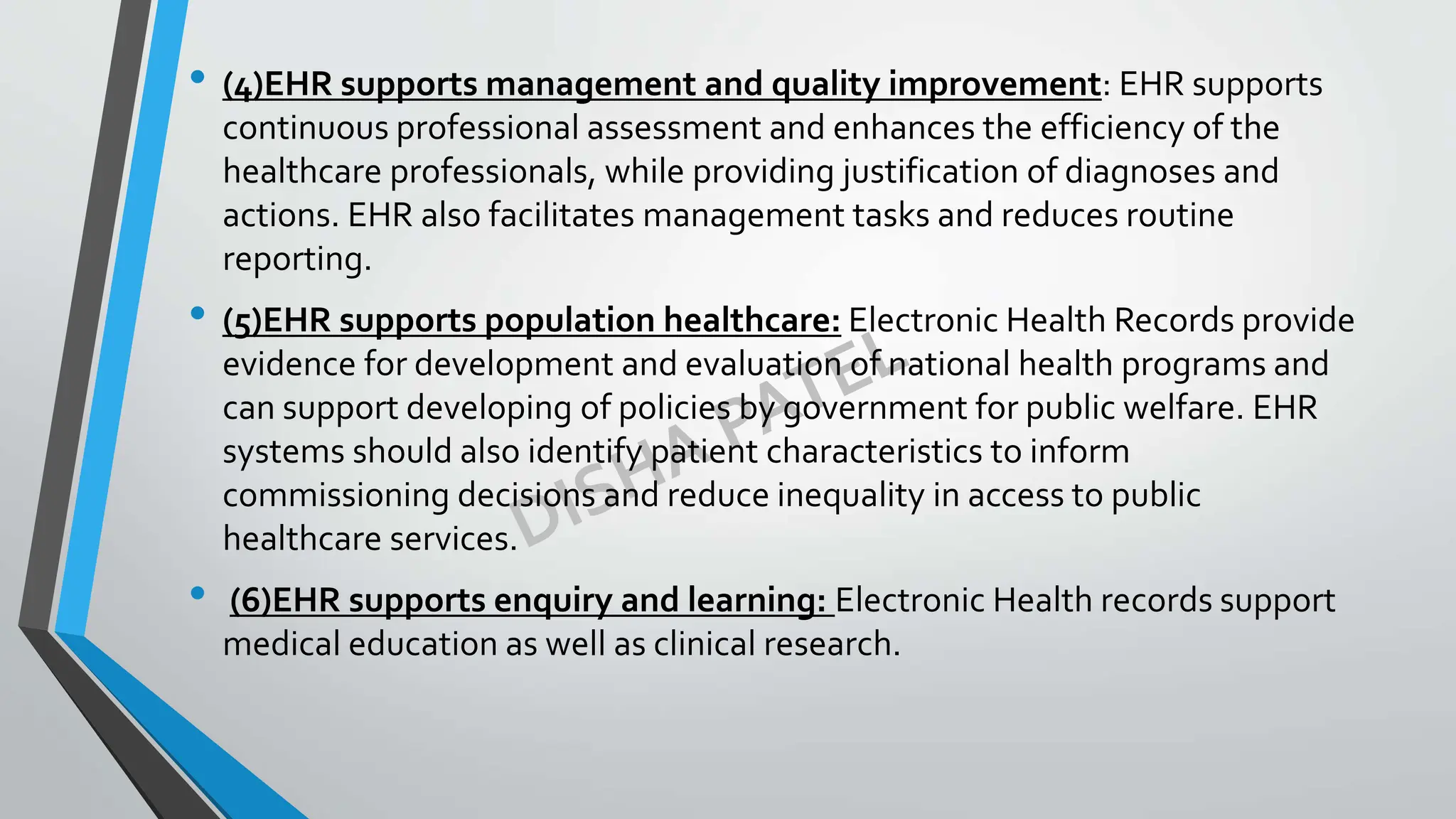 4.1 Shared care & Electronic Health Record | PPTX