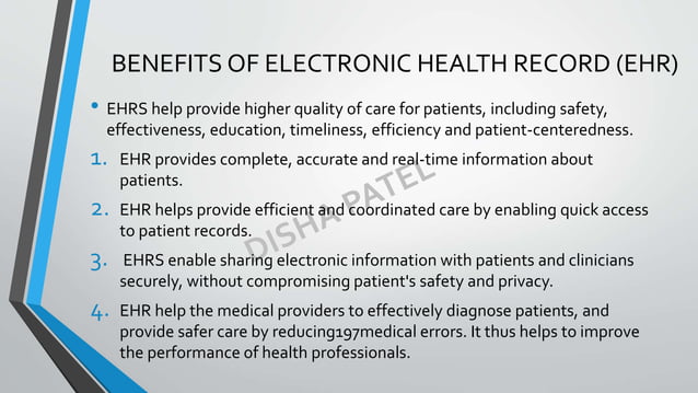 4.1 Shared care & Electronic Health Record | PPTX | Health Insurance ...
